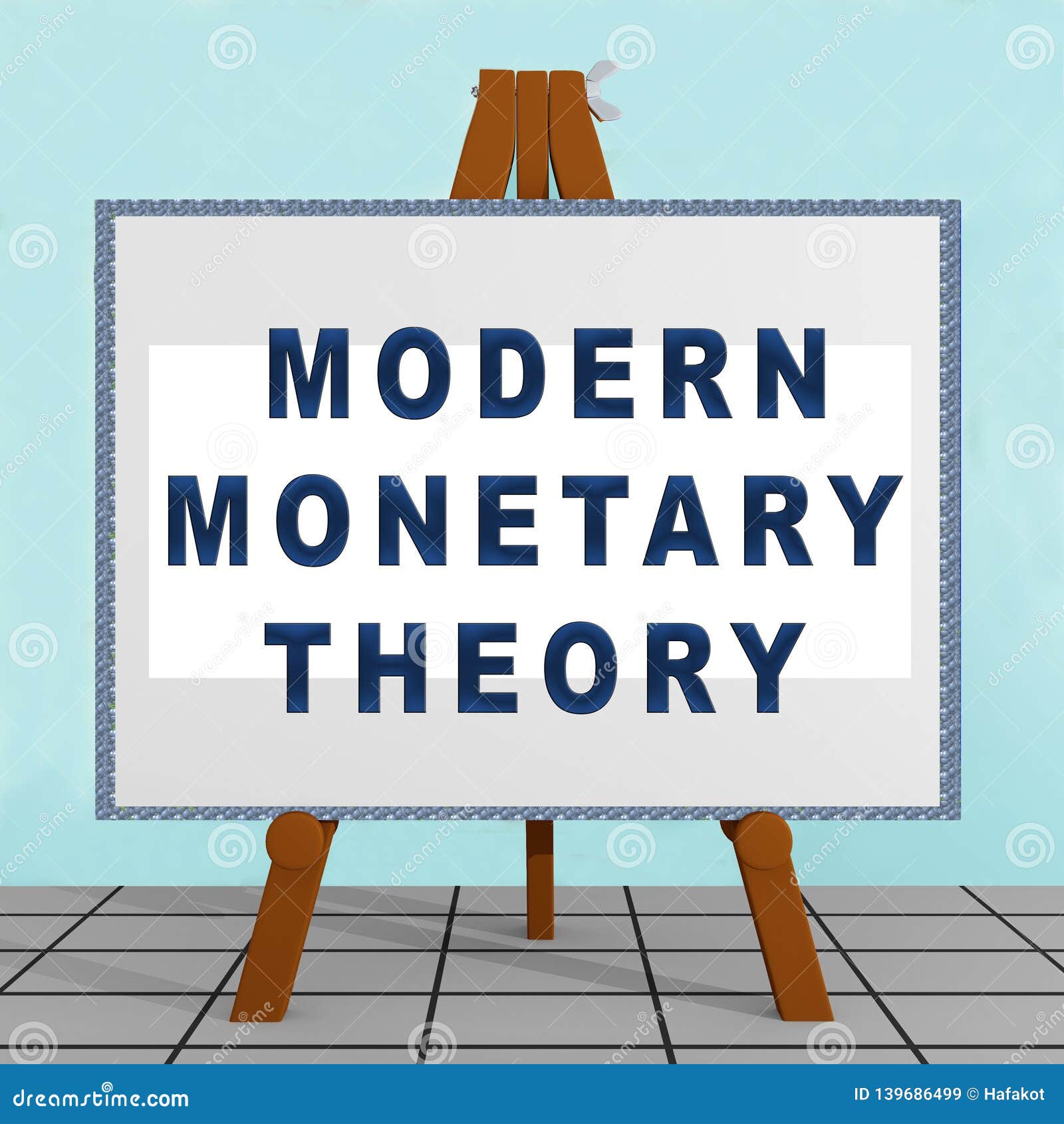 MODERN MONETARY THEORY Concept Stock Illustration - Illustration of ...
