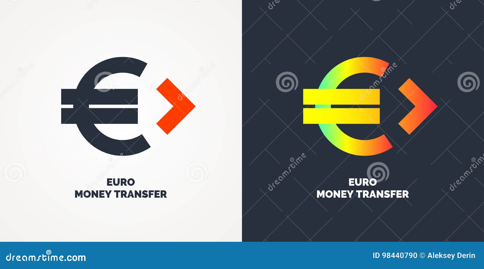 Modern Money Transfer Logo and Emblem. Stock Vector - Illustration of ...