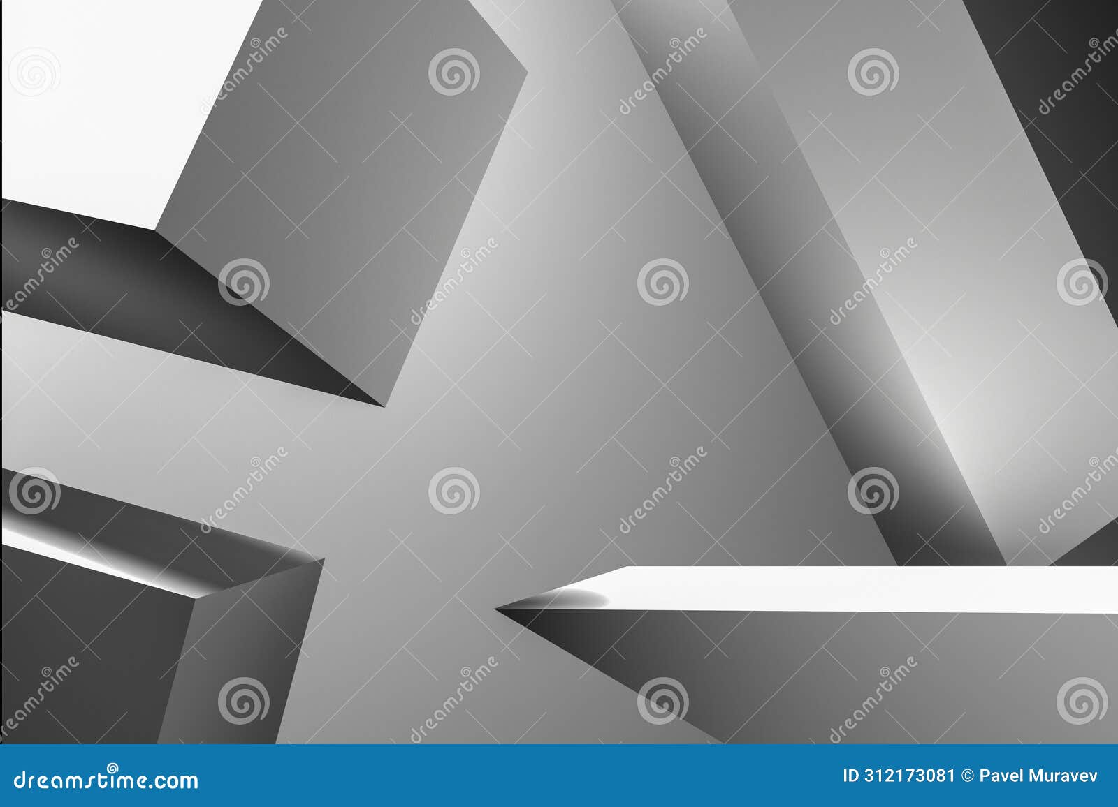 Modern, Monochrome Design Featuring Geometric Angles and Shadows. for ...
