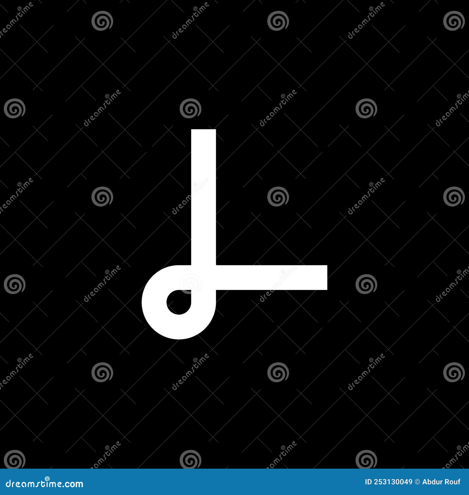 Modern Monogram Letter L Logo Design Stock Vector - Illustration of ...