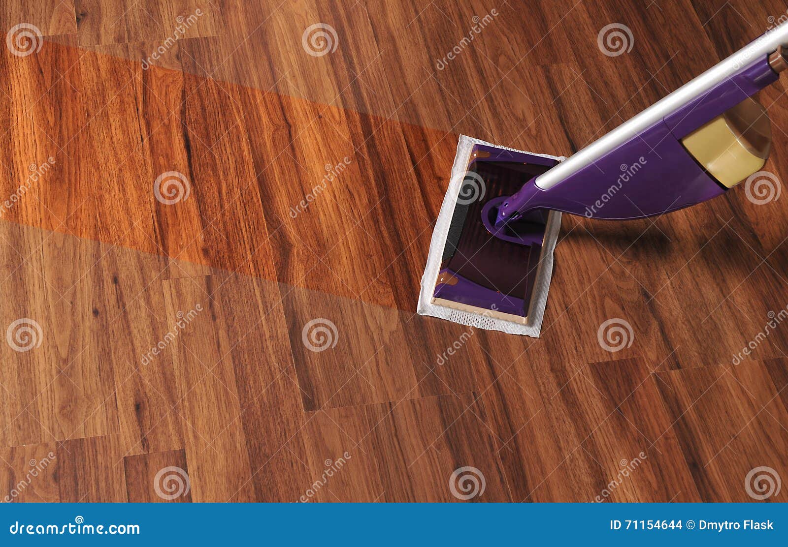 Modern Mop for Cleaning Wooden Floor from Dust Stock Photo - Image of ...