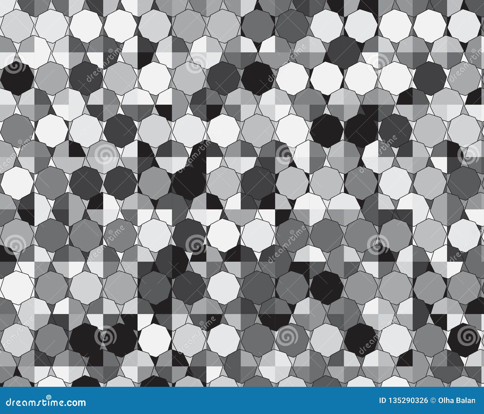 Modern Mosaic Pattern stock vector. Illustration of decorative - 135290326