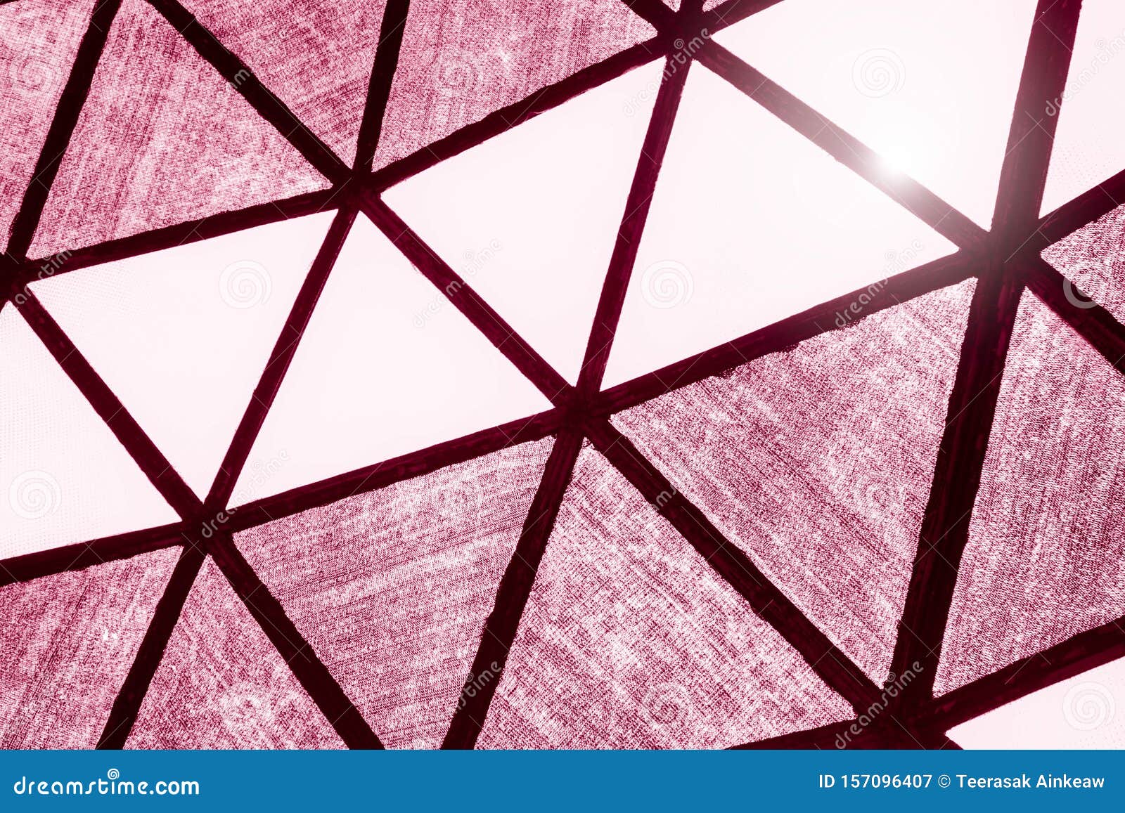Modern Mosaic Triangle Wallpaper in Red and White Stock Image - Image ...