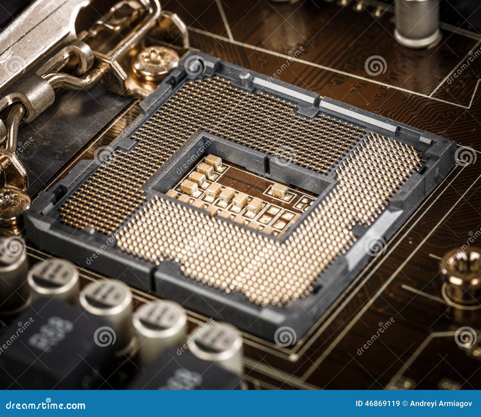 Modern Motherboard Royalty-Free Stock Photography | CartoonDealer.com ...