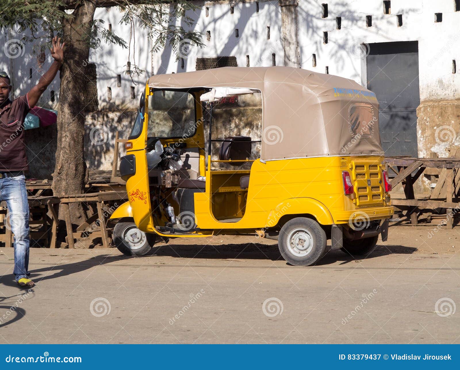 Modern Motor Rickshaw Madagascar Editorial Photography - Image of ...