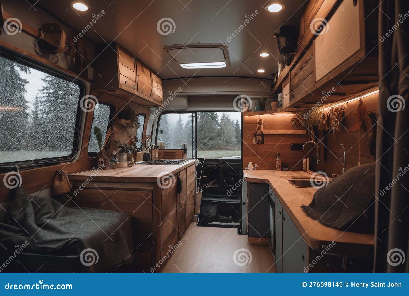 Modern Motorhomes and Recreational Vehicles Stock Illustration ...