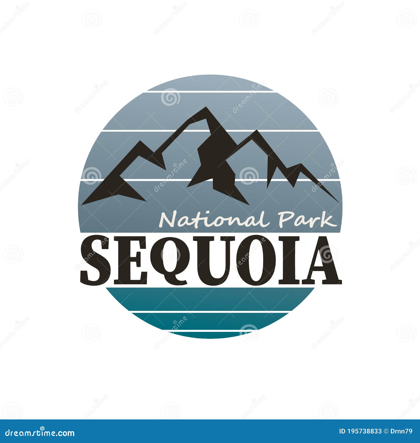 Modern Sequoia Tree Logo. Vector Illustration. | CartoonDealer.com ...