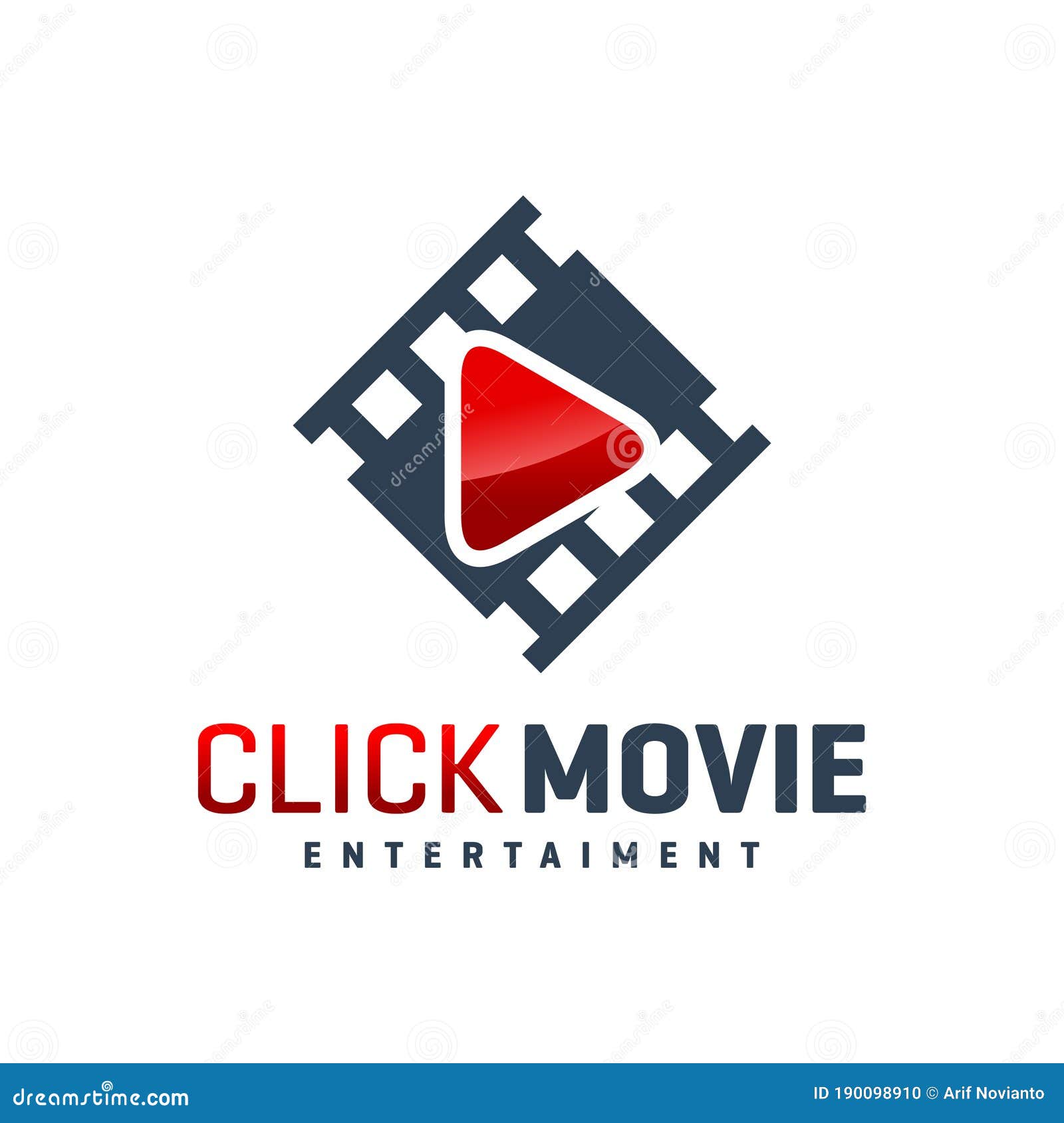 Modern movie studio logo stock vector. Illustration of multimedia ...