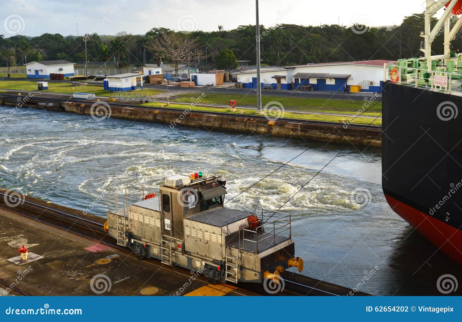 Modern Mule Pulling Ship stock photo. Image of boat, large - 62654202