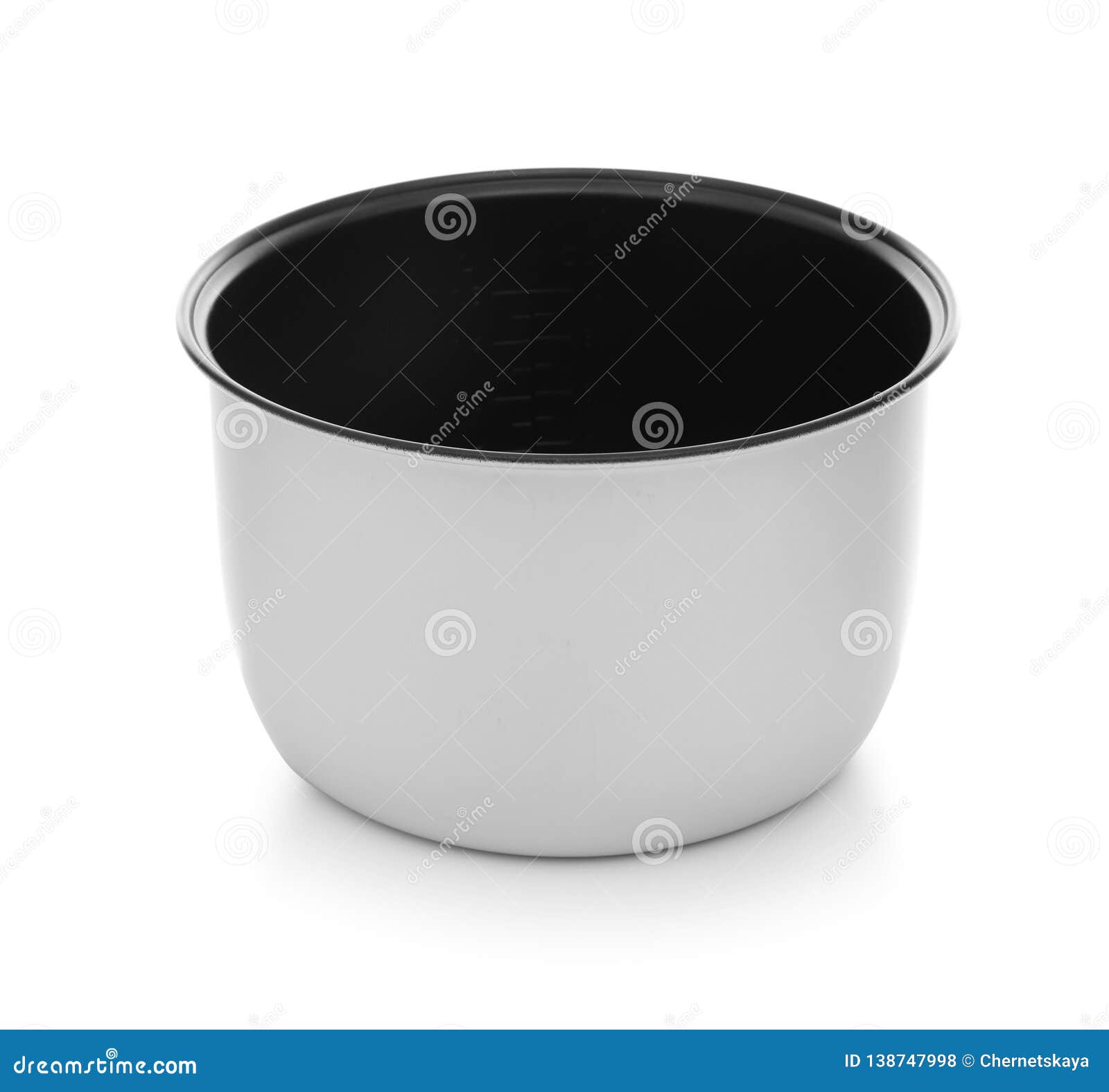 Modern Multi Cooker Inner Bowl on White Stock Photo - Image of cooking ...