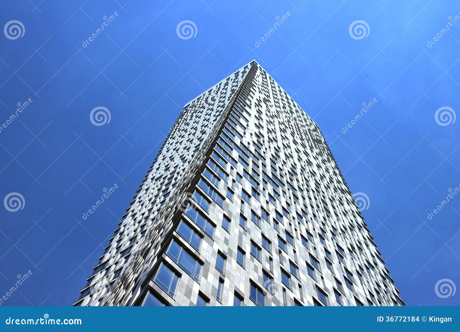 Modern Multi-storey Building, Rotated Around Its Axis Stock Photo ...