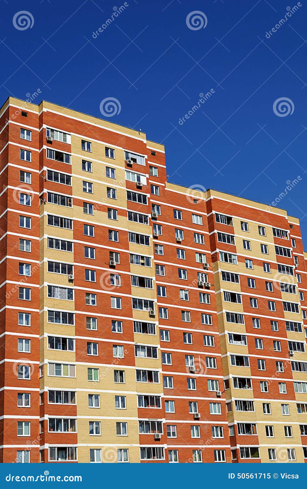 Modern Multi-storey Dwelling House Stock Image - Image of modern ...