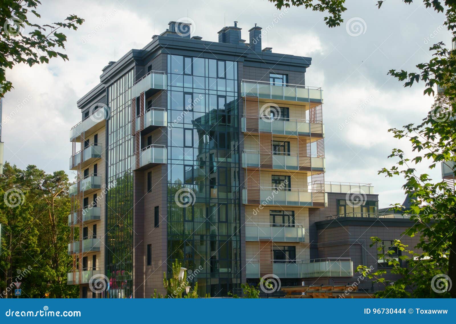 Modern Multi Level Apartment Building, Sydney, Australia Stock Image ...