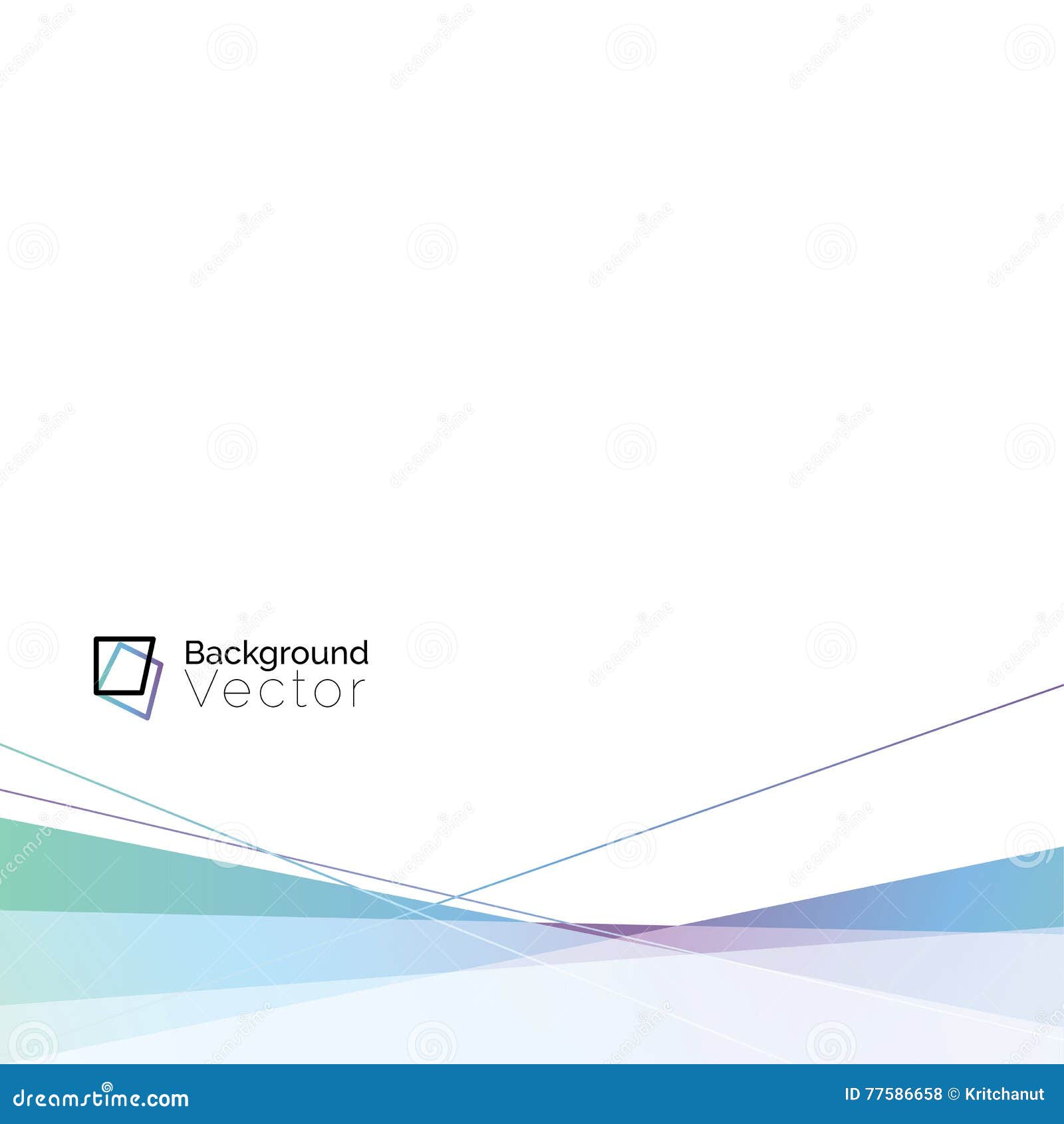 Modern Multicolored Abstract Background, Border Design Stock Vector ...