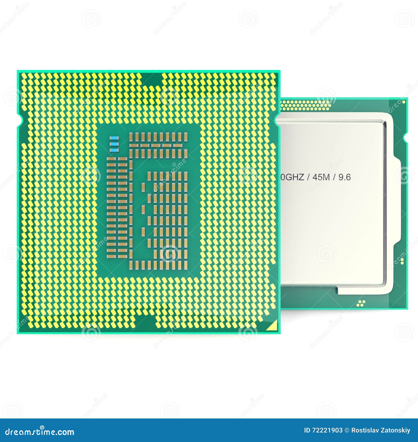 Modern Multicore CPU Texture Stock Photo | CartoonDealer.com #26724264