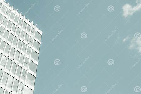 Modern Multistory Building Ground View. Stock Photo - Image of concrete ...