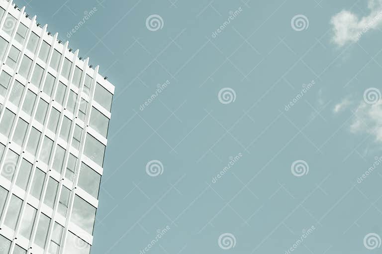 Modern Multistory Building Ground View. Stock Photo - Image of concrete ...