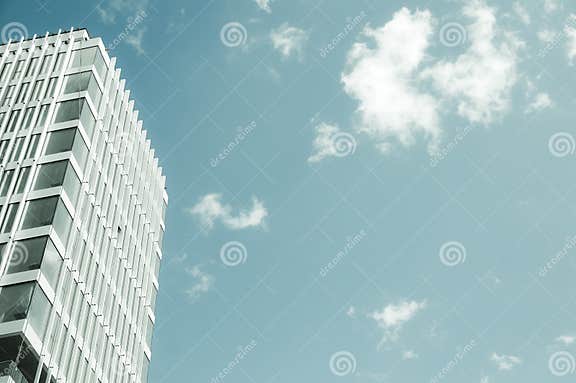 Modern Multistory Building Ground View. Stock Image - Image of element ...