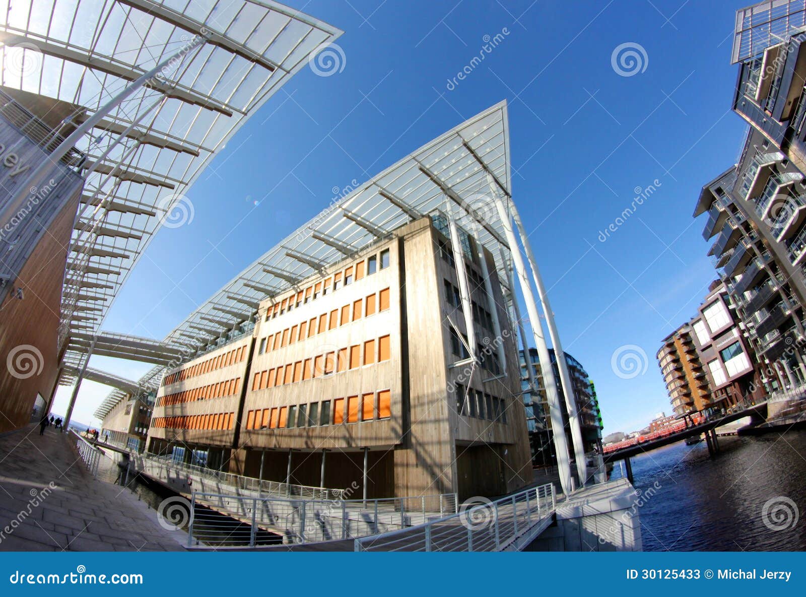 Modern Architecture in Oslo, Norway Editorial Stock Photo - Image of ...