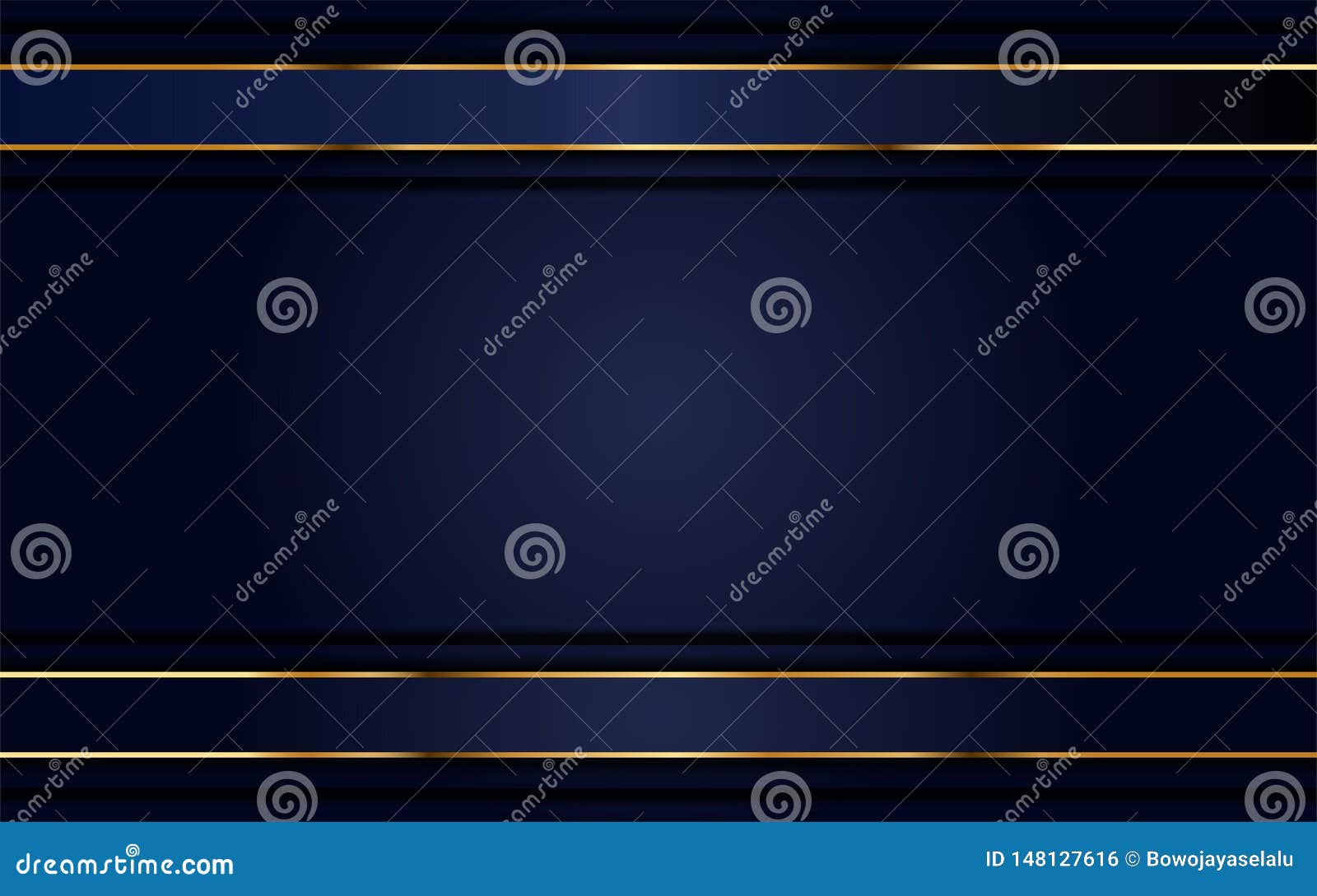 Modern Navy Background with Light Golden Lines Stock Vector ...