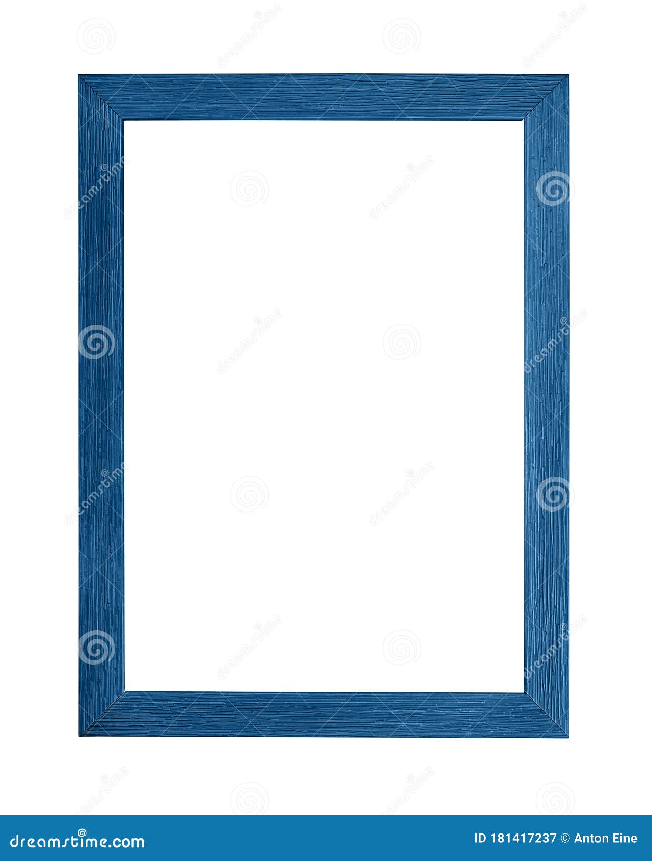 Modern Navy Blue Picture Frame on White Stock Image - Image of frame ...