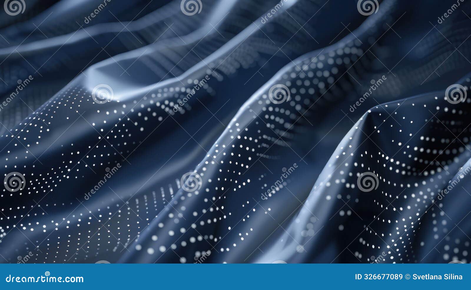 Modern Navy Blue and Silver Abstract Pattern, Small Dots and Simple ...