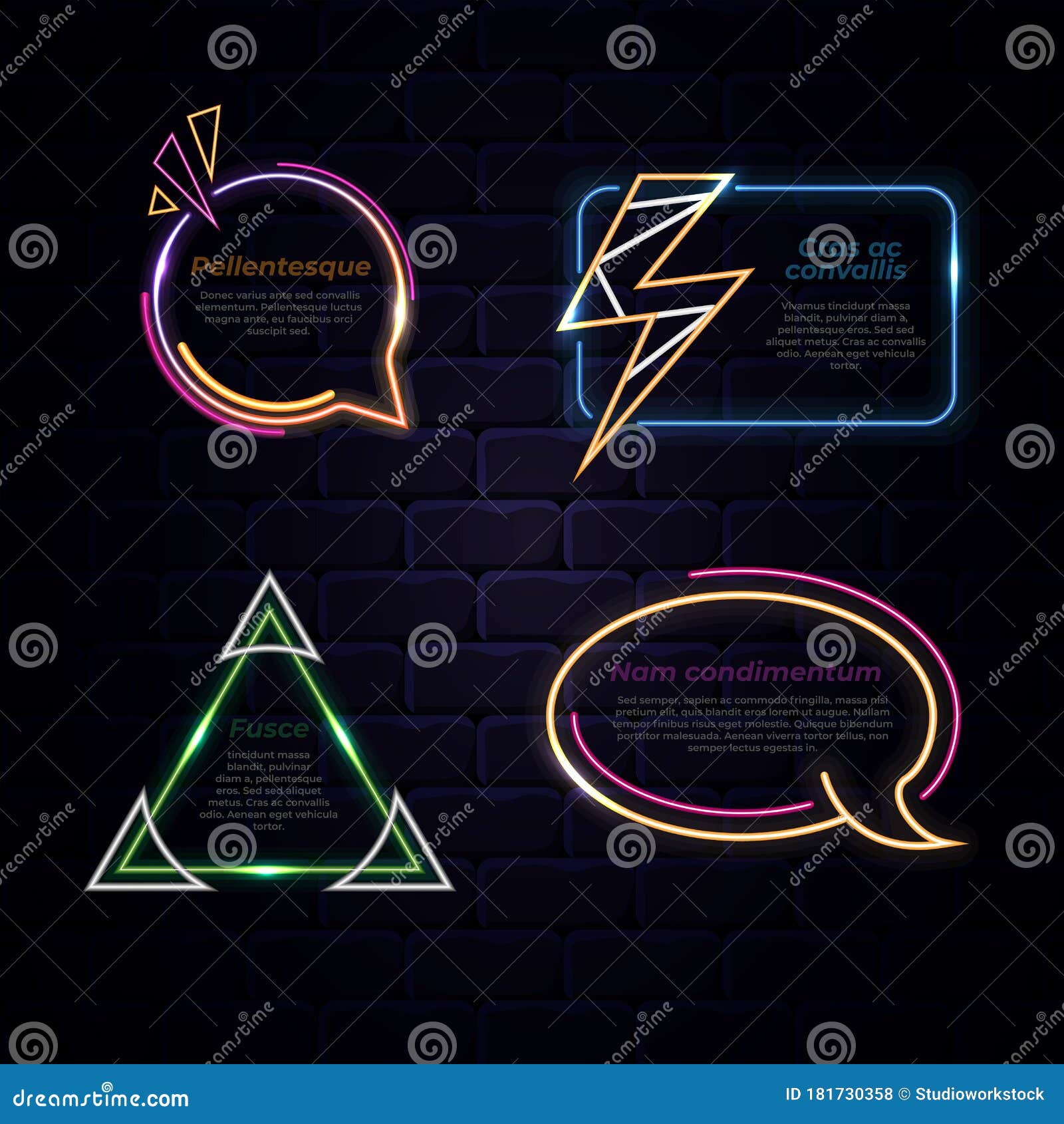 Modern Signboard With Tech Message In Japanese Kanji Vector ...