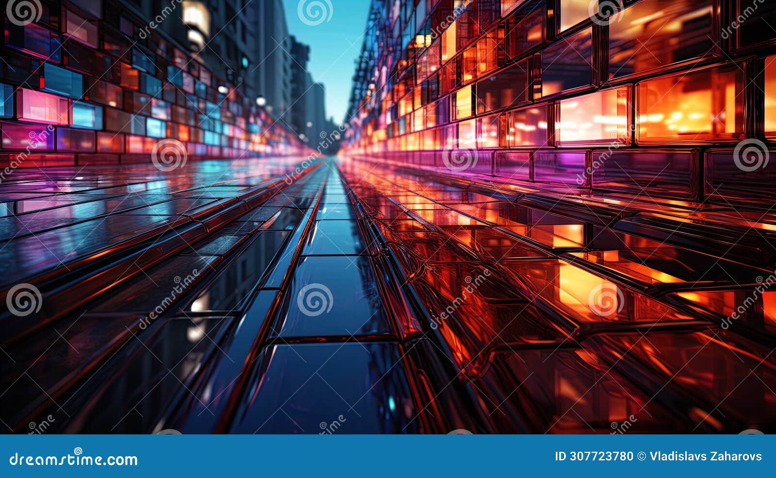 A Modern Neon Transition, Which is Like a Line Connecting Our World ...