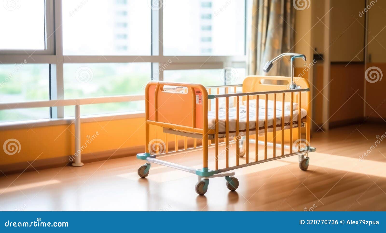 Modern Neonatal Unit With Empty Newborn Bed Stock Photography ...