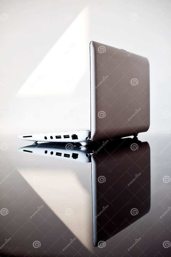 Modern netbook stock photo. Image of creative, digital - 17402008