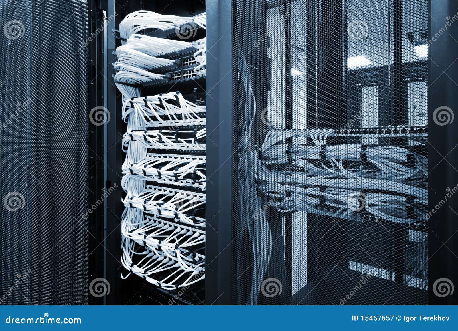 Modern network equipment stock image. Image of link, communication ...