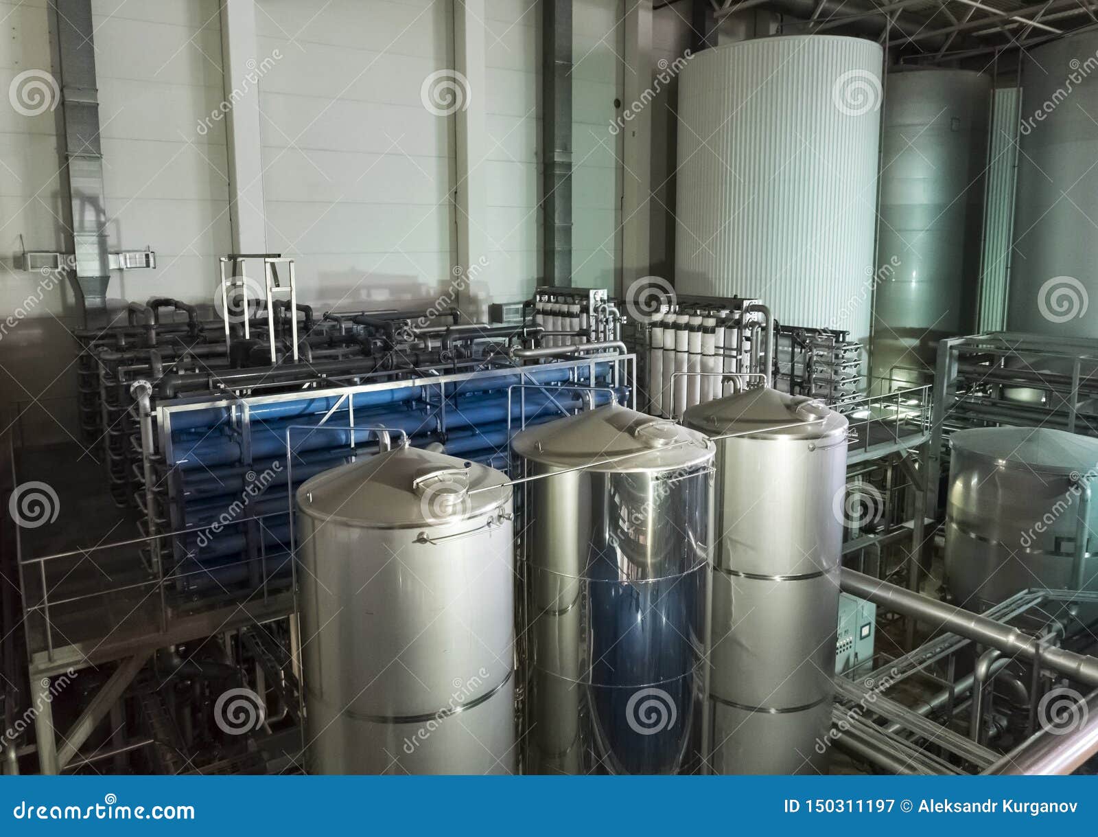 Modern New Big Filter System Stock Image - Image of equipment, modern ...