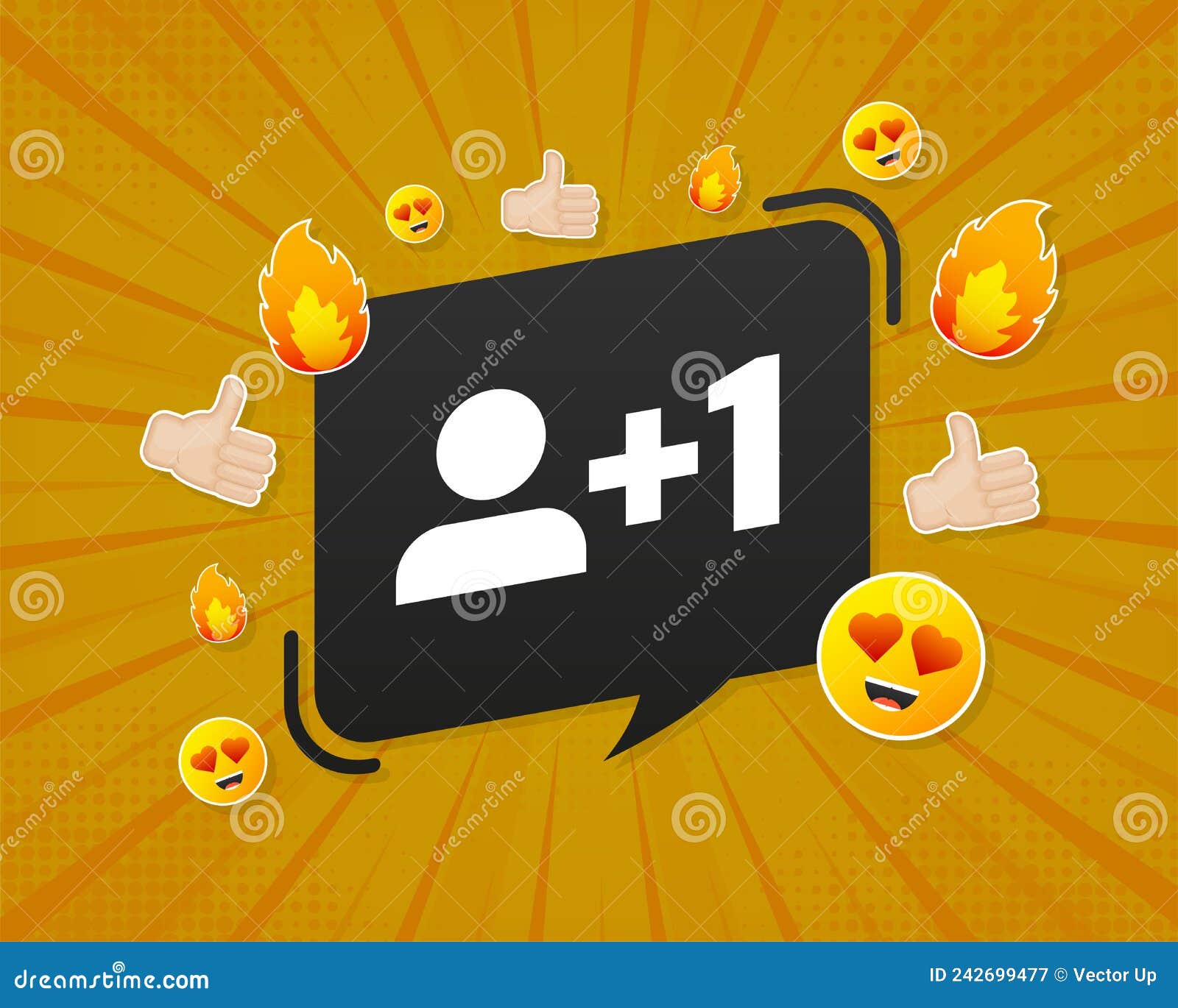 Modern New Follower, Great Design for Any Purposes. User Interface ...