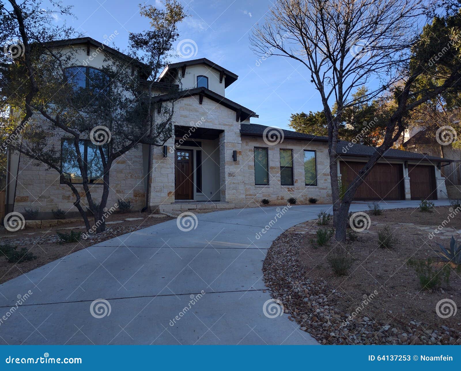 Modern new house stock image. Image of house, real, houses - 64137253