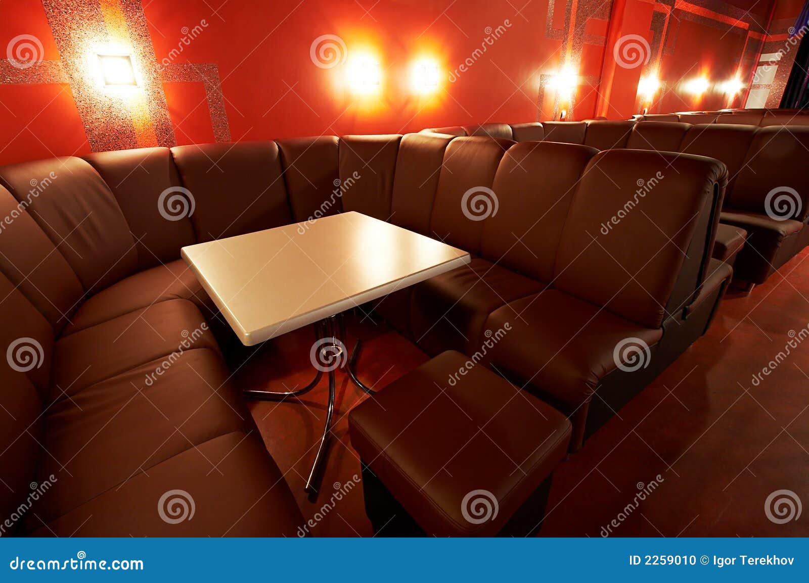 Modern night club stock photo. Image of gourmet, couch - 2259010