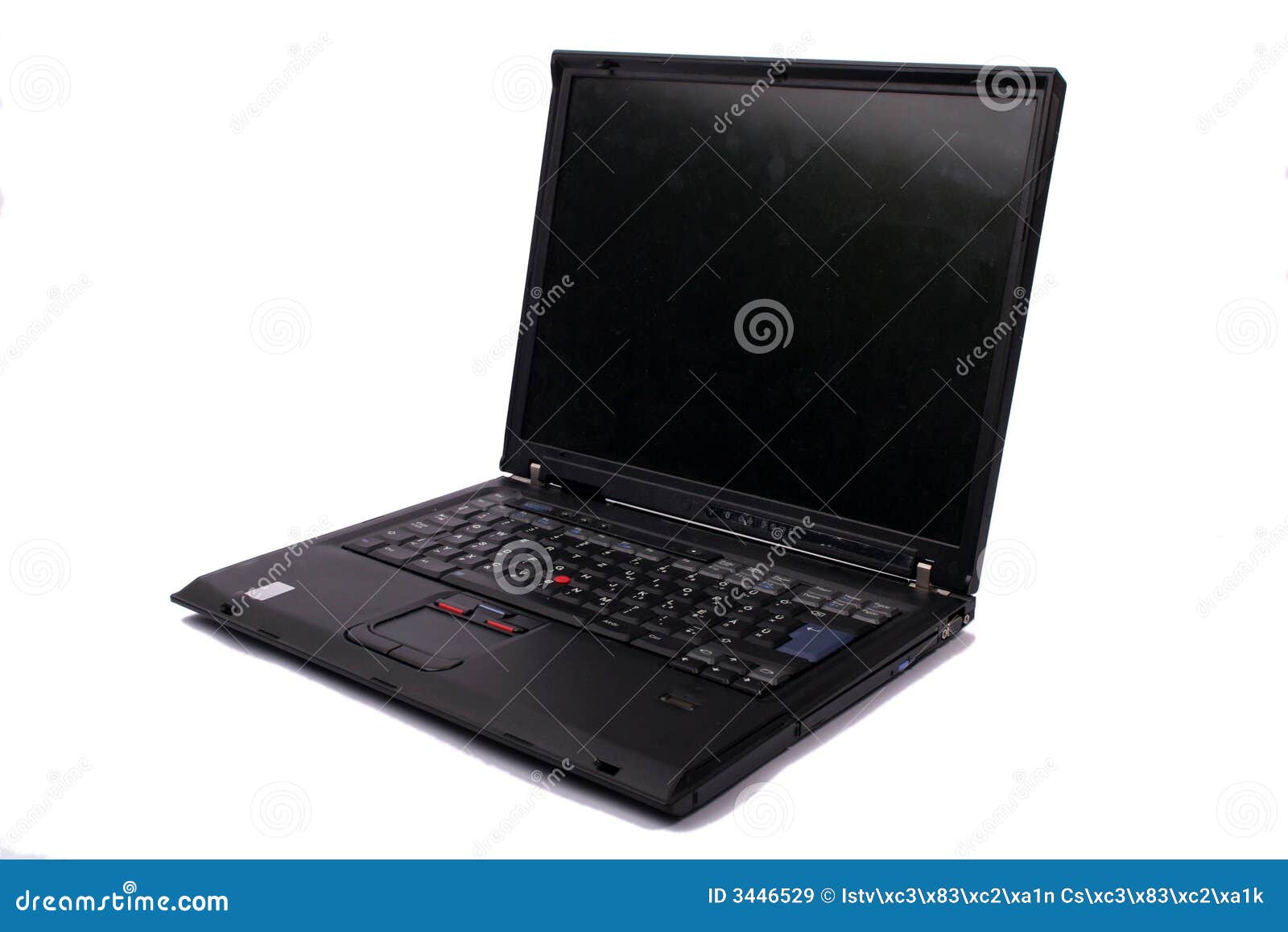 Modern notebook stock image. Image of expensive, fingerprint - 3446529