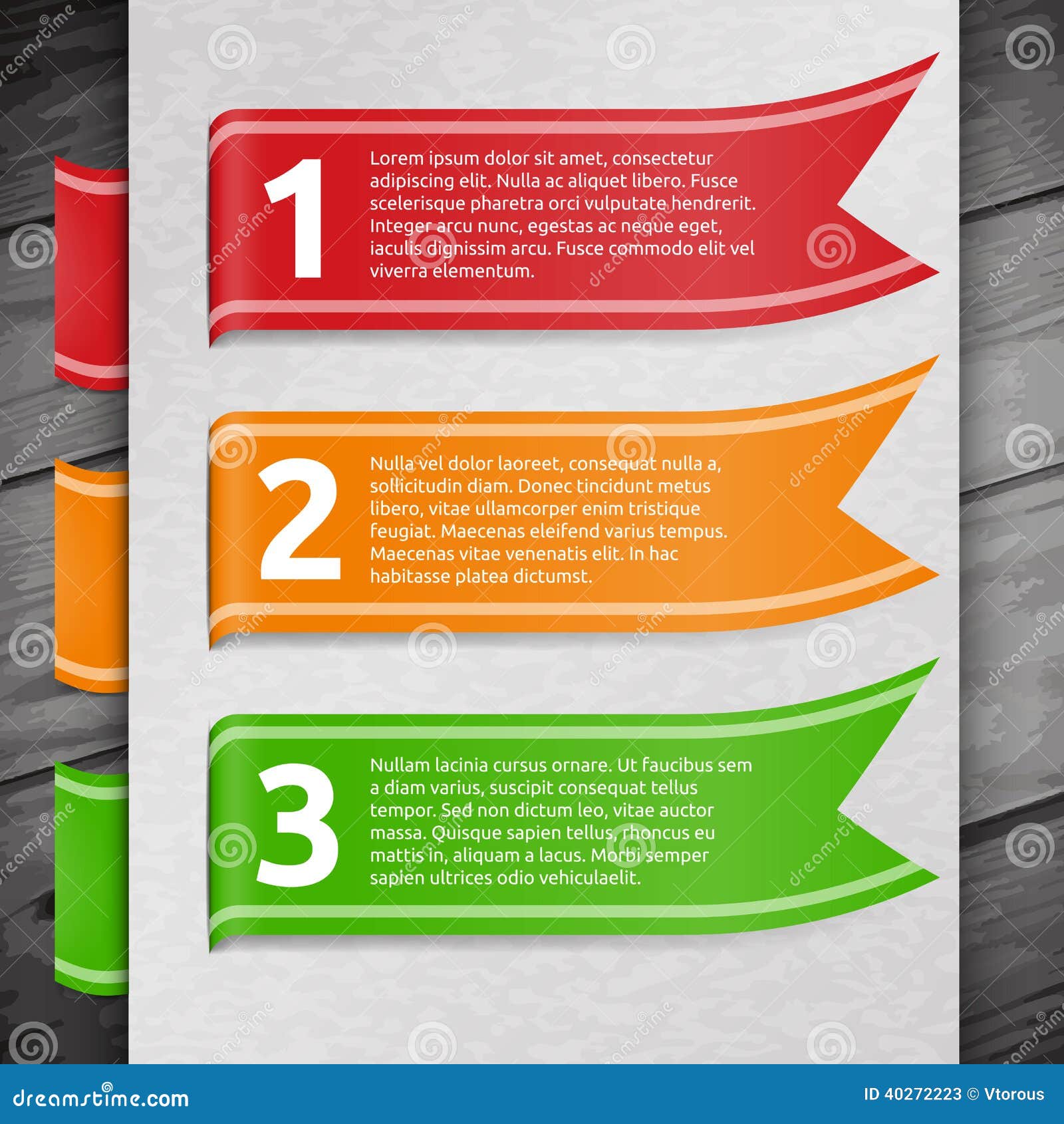 Number List, Icons, Infographic, Vector Illustration | CartoonDealer ...