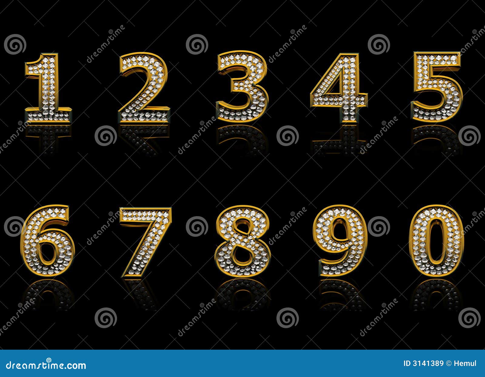 Modern numerals stock illustration. Illustration of arithmetic - 3141389