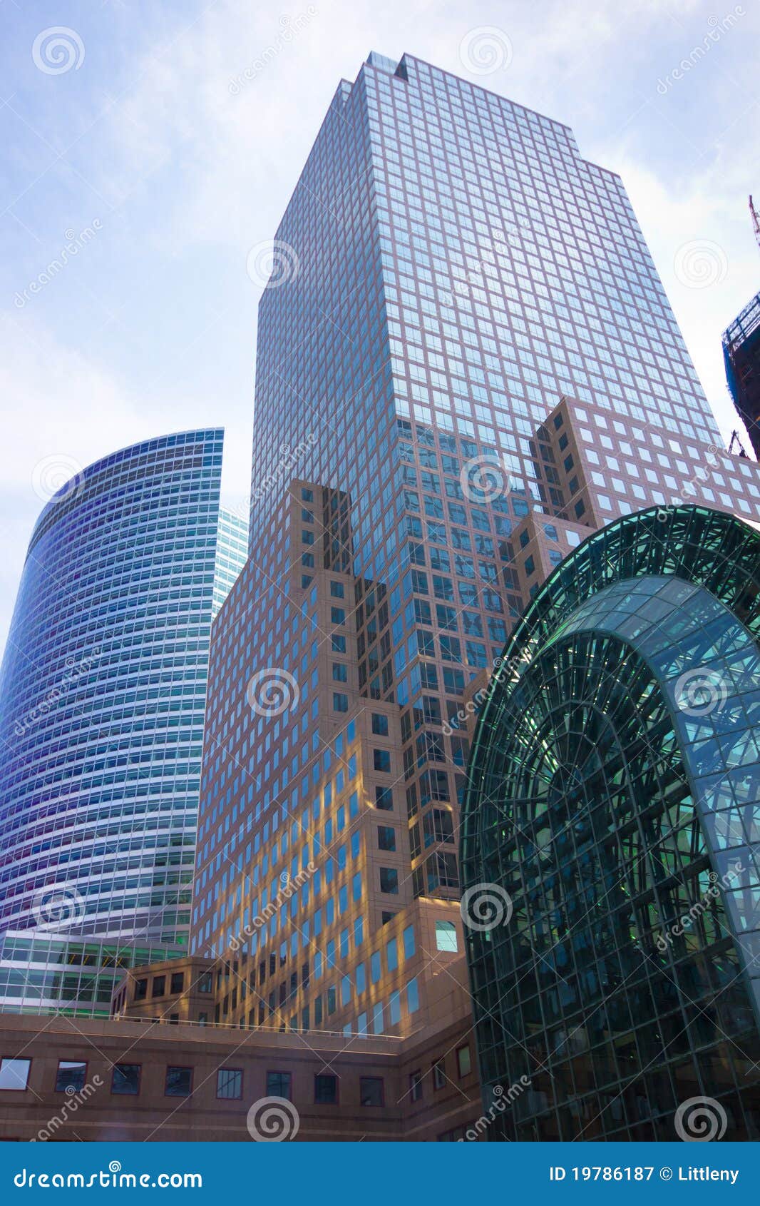 Modern NYC Buildings stock image. Image of rise, office - 19786187
