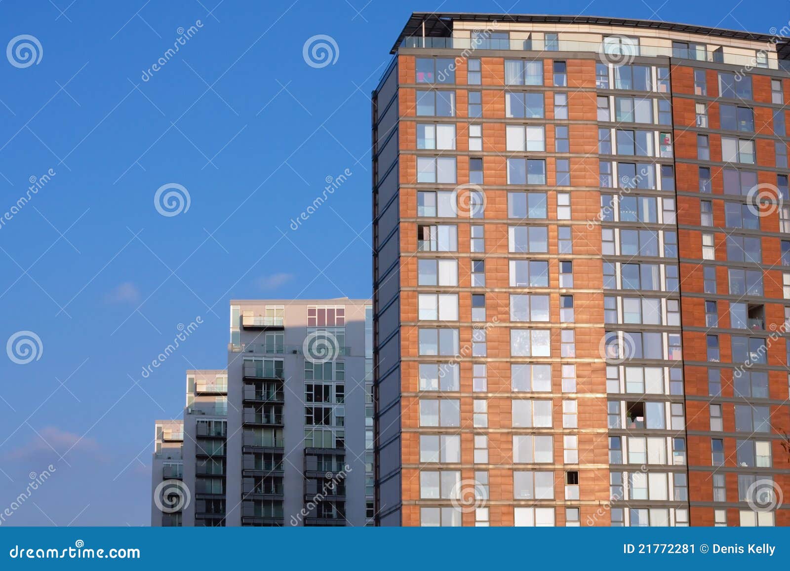 Modern Office and Apartment Blocks Stock Image - Image of homes ...