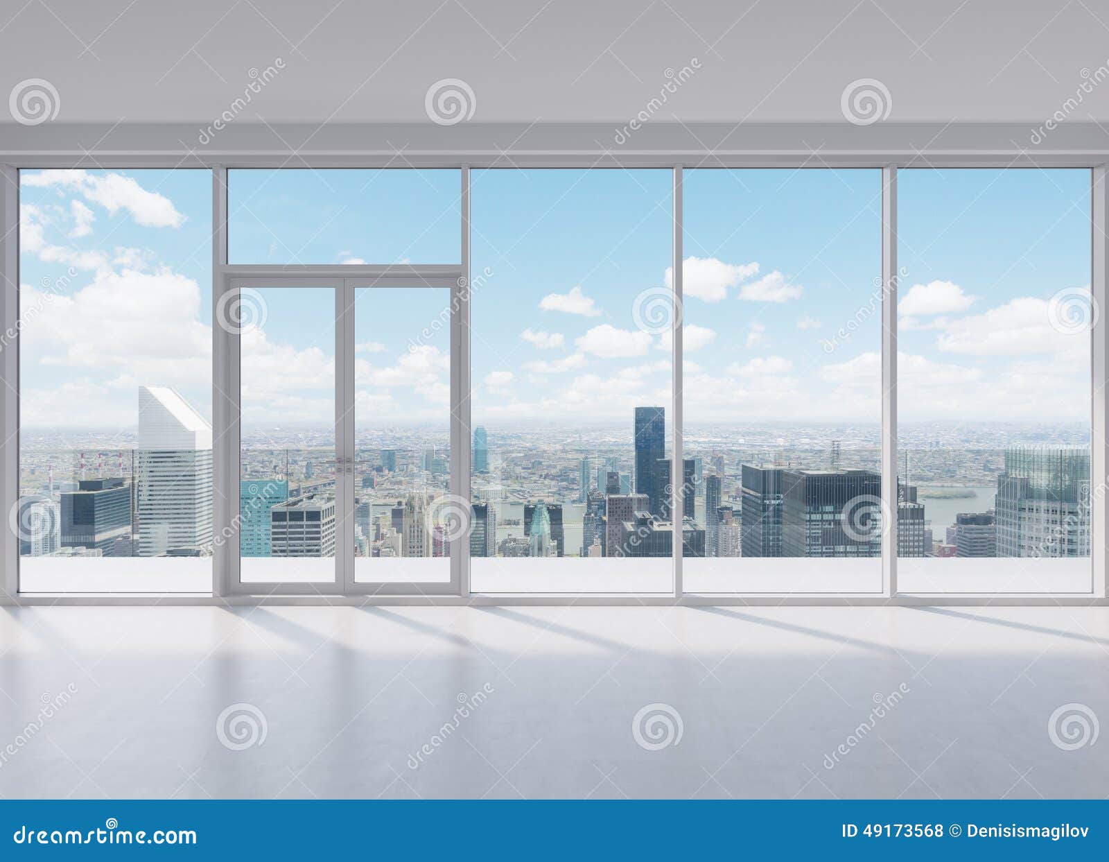 Modern office stock illustration. Illustration of lighting - 49173568