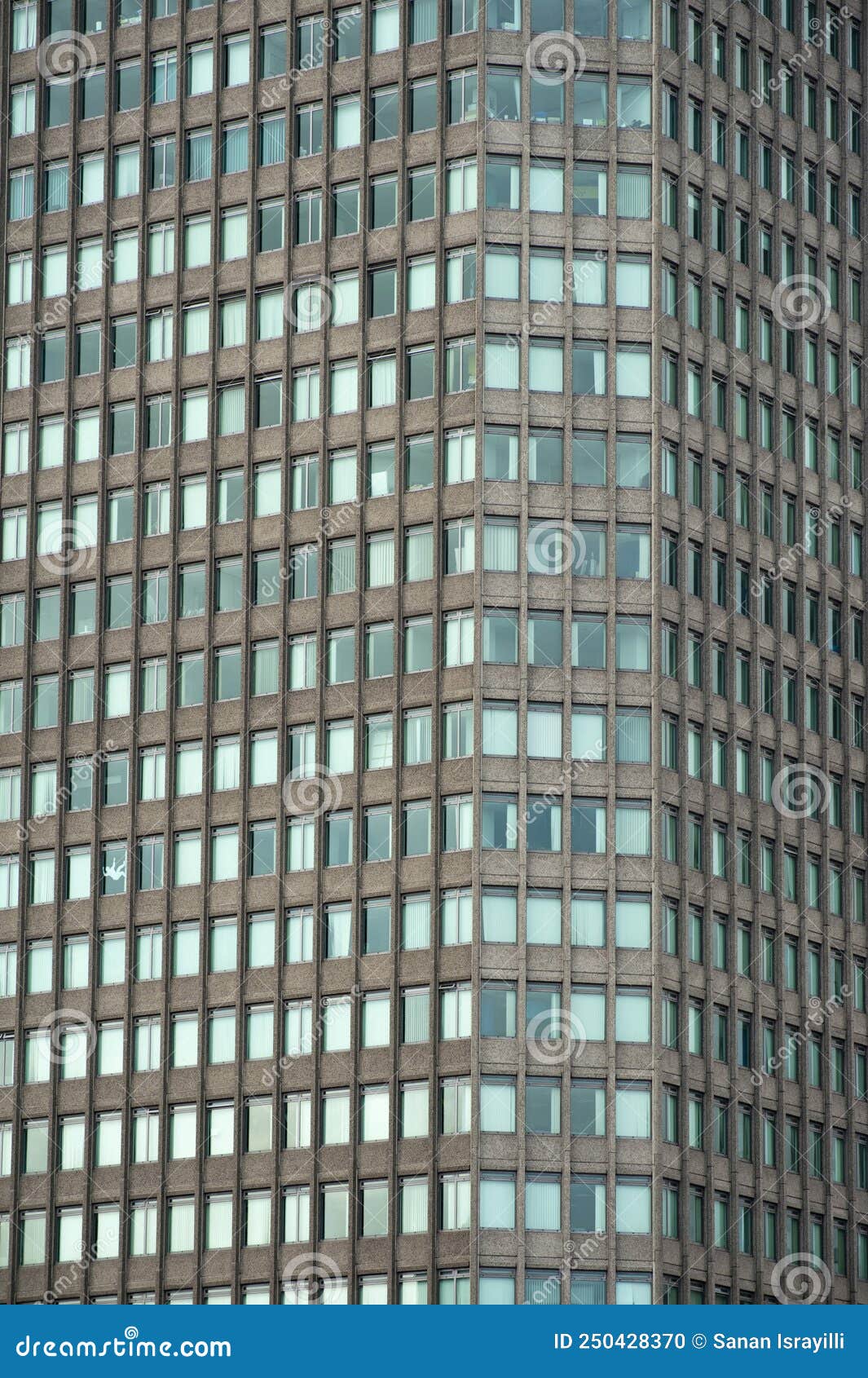 Exterior Facade of a Modern Commercial Office Block with Multiple ...