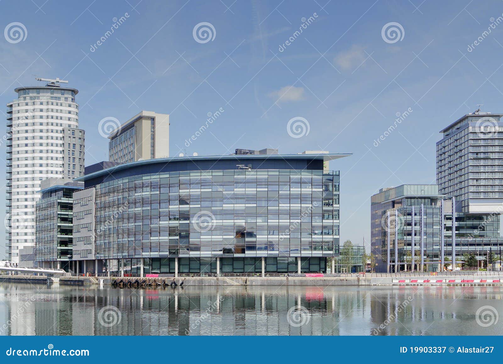Waterfront Office Buildings Stock Photography | CartoonDealer.com #4801220