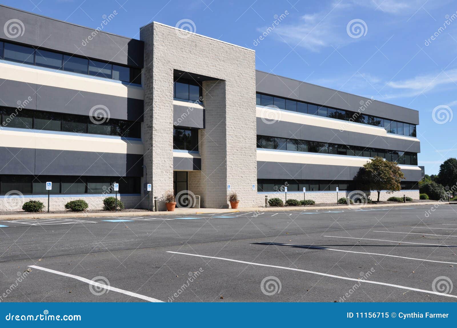 Modern office building stock image. Image of structure - 11156715