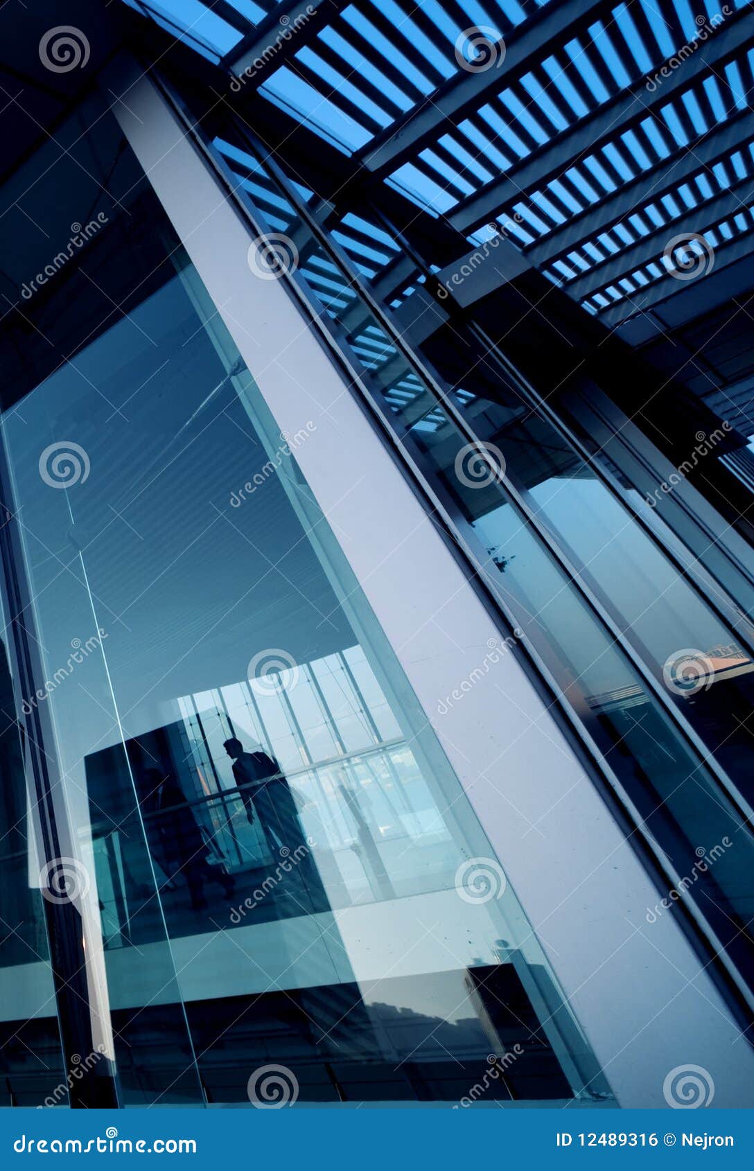 Modern office building stock photo. Image of high, district - 12489316