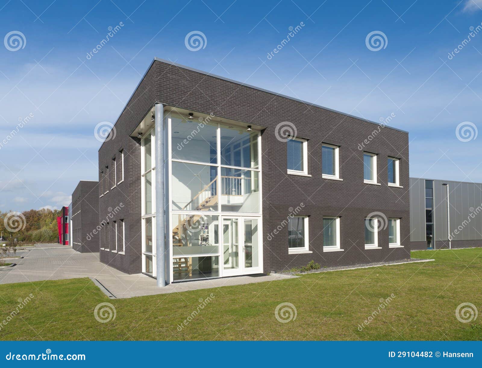 Modern office building stock photo. Image of warehouse - 29104482