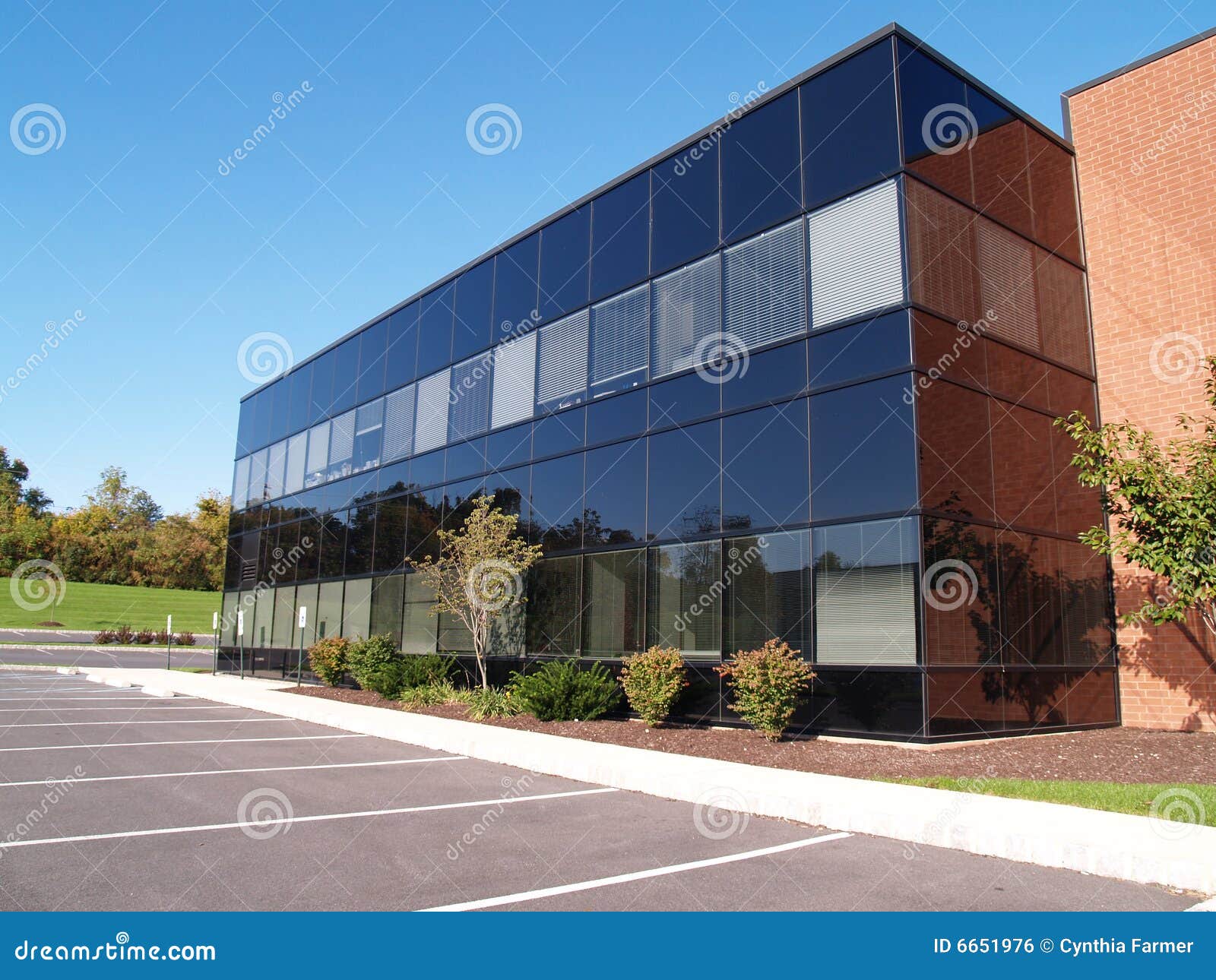Modern office building stock photo. Image of park, company - 6651976