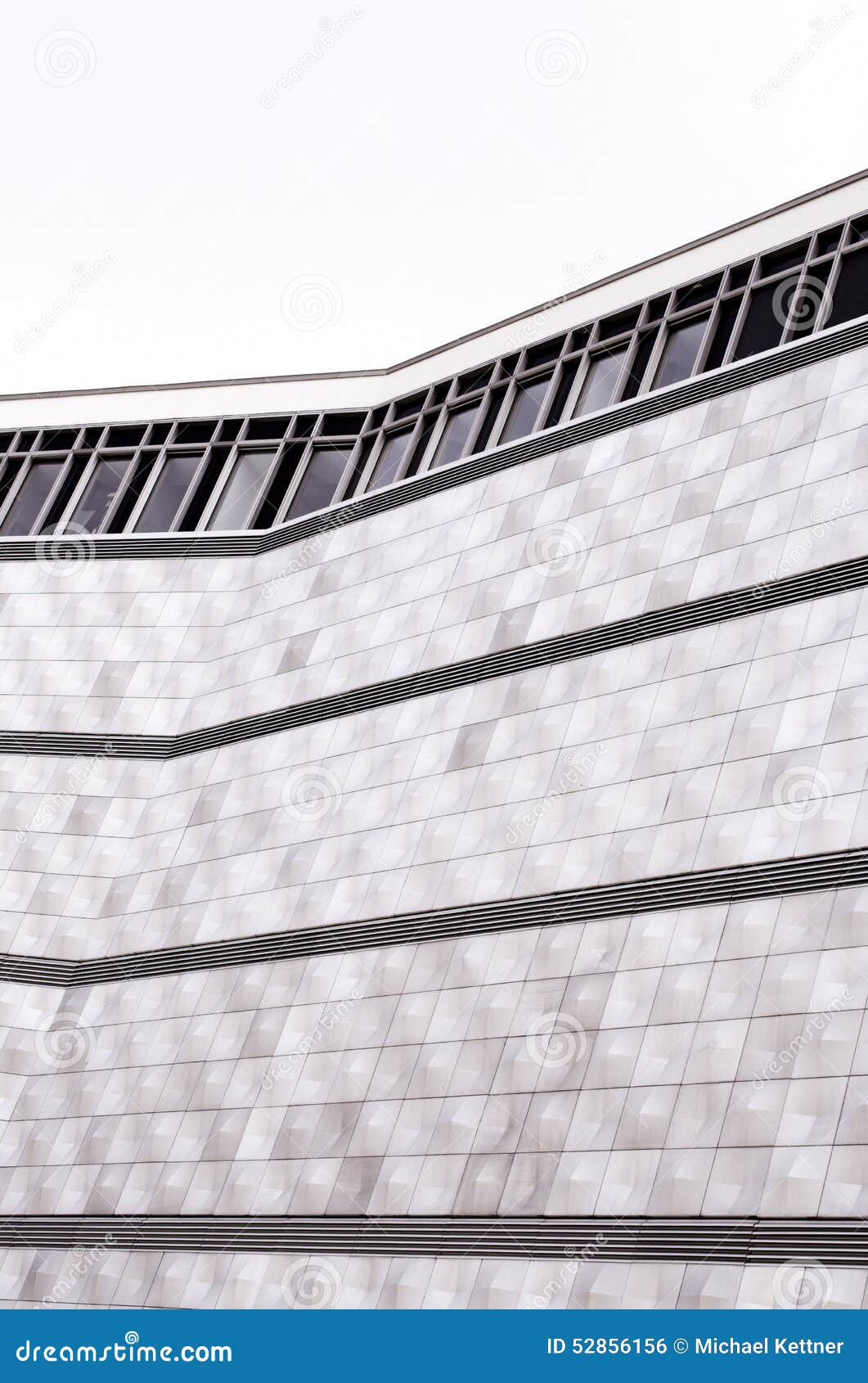 Modern Office Building with Aluminium Cladding Stock Photo - Image of ...