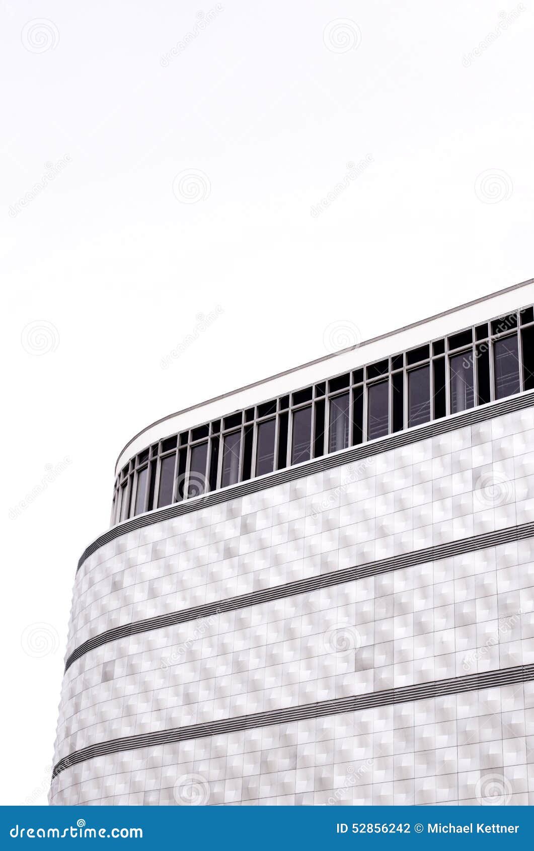 Modern Office Building with Aluminium Cladding Stock Photo - Image of ...