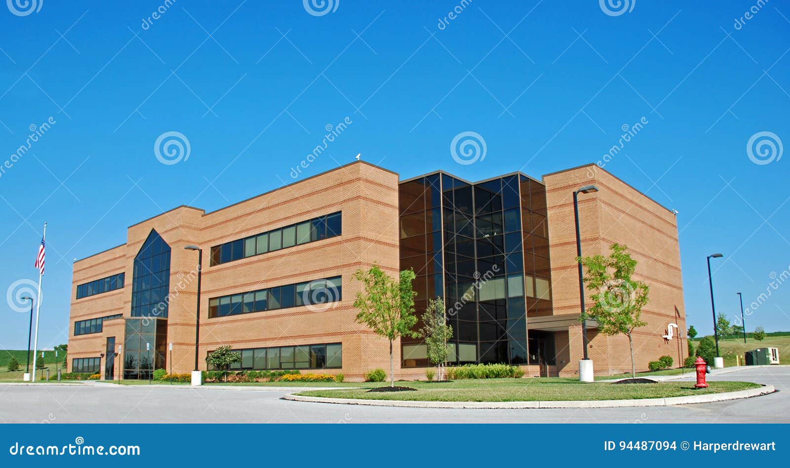 Modern Office Building stock photo. Image of company - 94487094